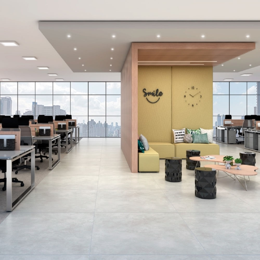 Porcelanato Acetinado Manhatan Gris 121x121 Retificado Caixa 2,93m ...