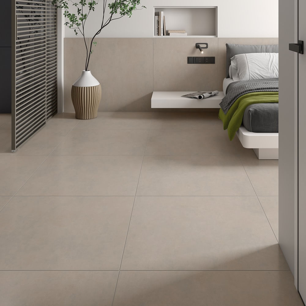 Piso Cerâmico Acetinado Unique Gris 90x90 Retificado Caixa 2,45m ...