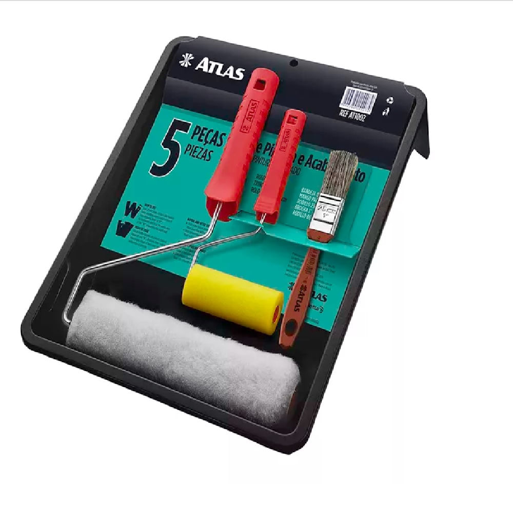 Kit para Pintura 5 peças AT1002 Atlas - Construcasa Bordignon