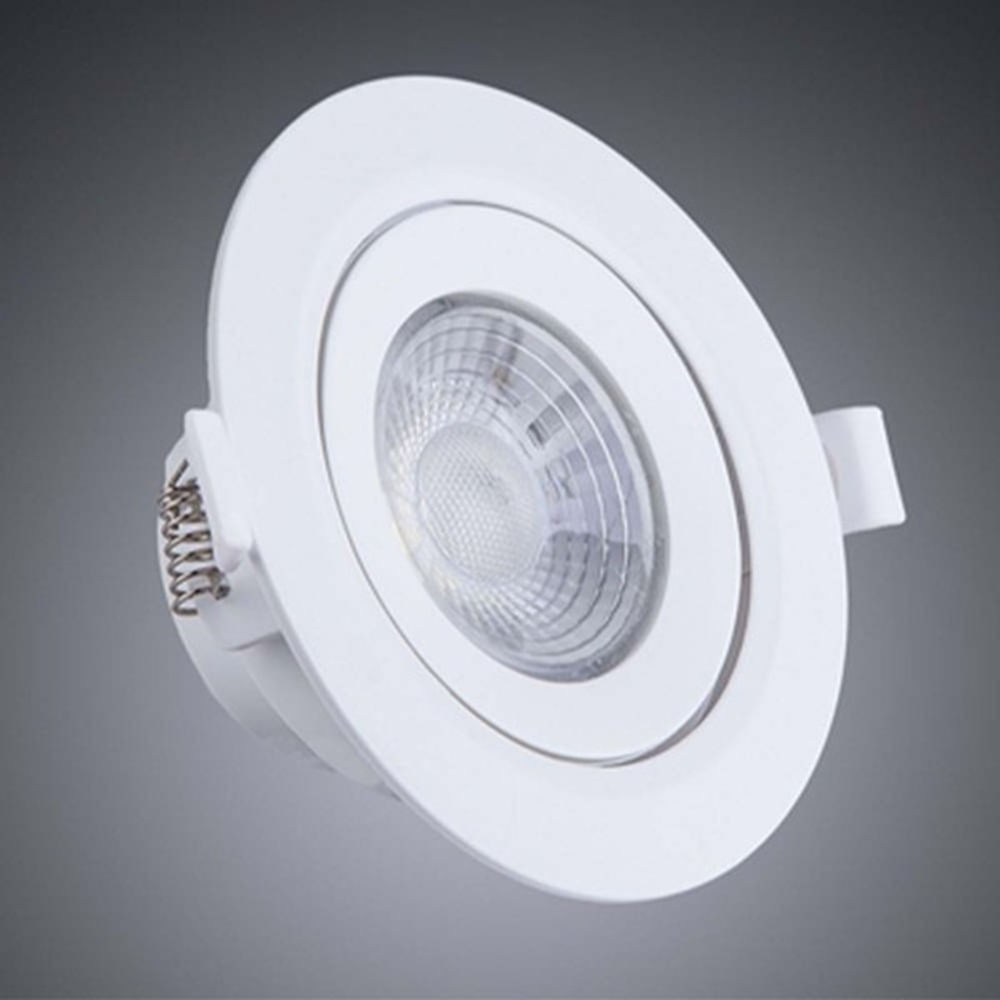 Spot Led PP Redondo Branco 10W 6500K Startec - Construcasa Bordignon