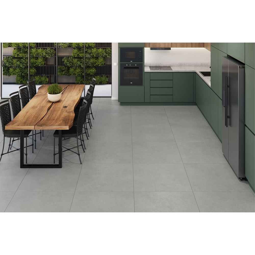 Piso Boston Gray Satiny Mag 86x86cm RT86080 Acetinado Retificado Caixa ...